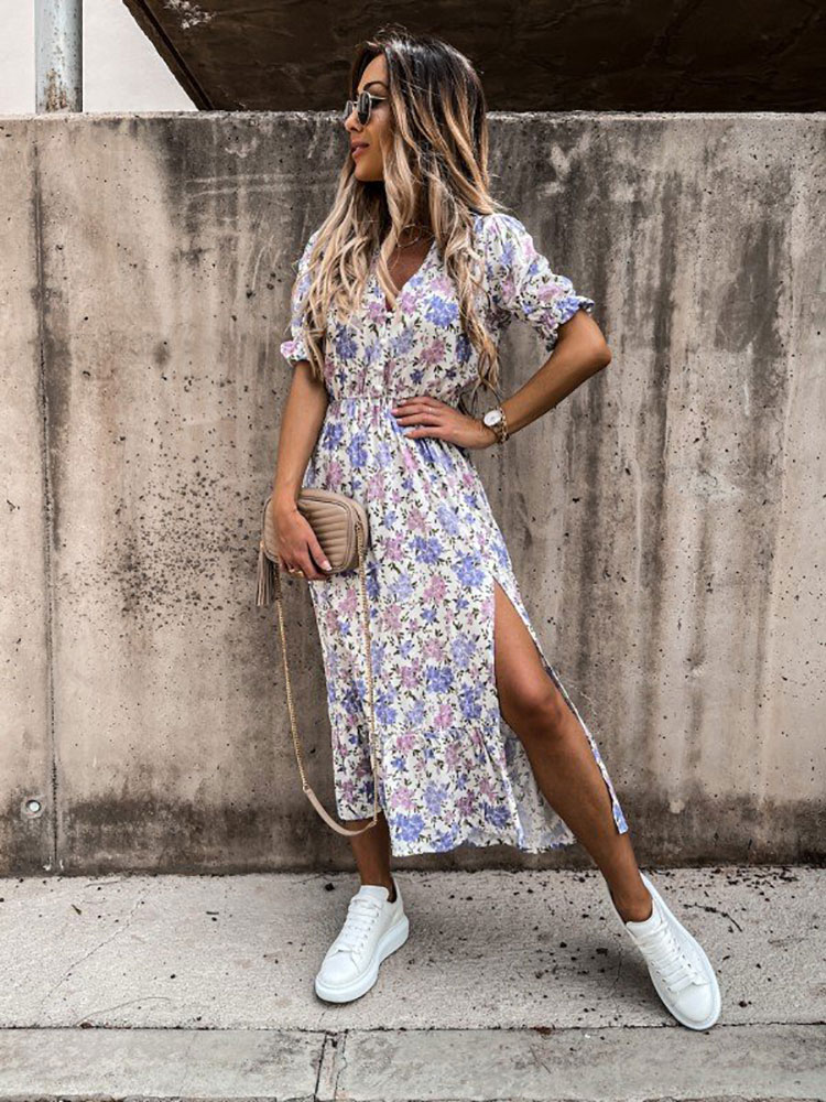 Avessa Floral Print Dress | Pretty Please Boutique